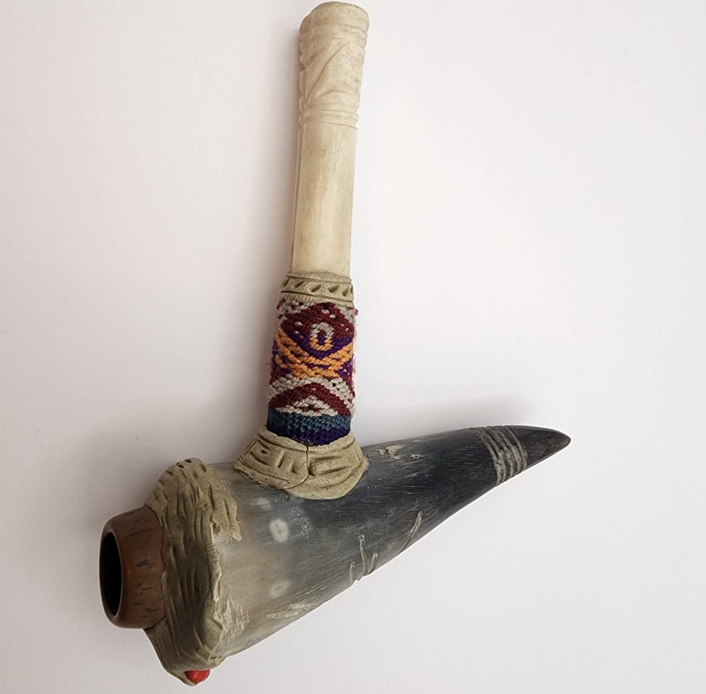 Alpaca Bone/ Goat Horn Pipe – Kiss The Sky ~aho