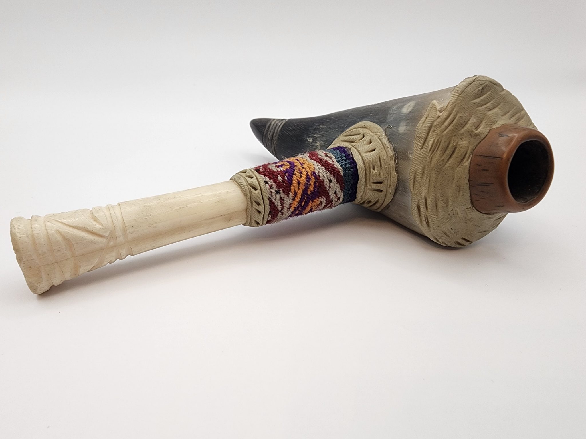 Alpaca Bone/ Goat Horn Pipe – Kiss The Sky ~aho